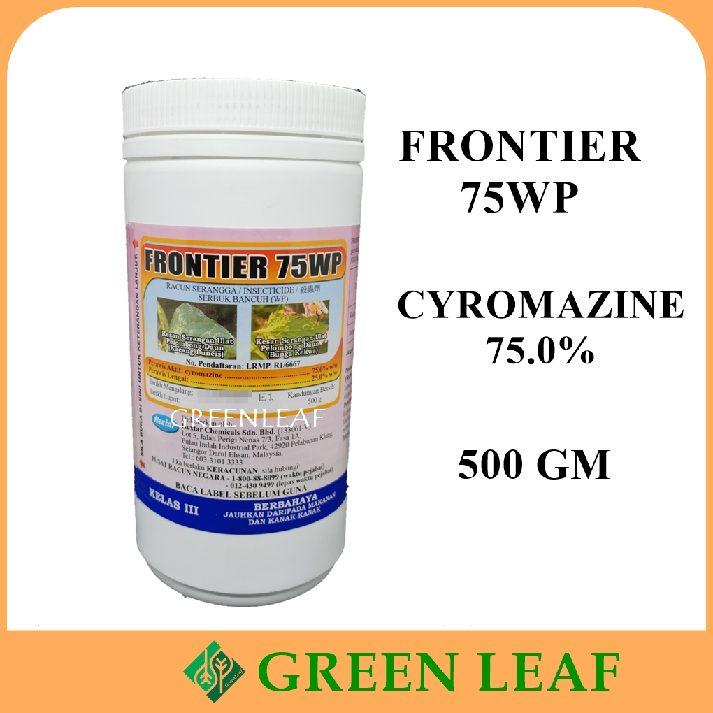 Frontier 75WP 500GM Cyromazine Racun Ulat Pelombong Daun Serangga ...