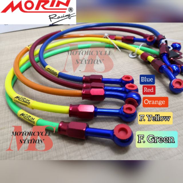 ORIGINAL MORIN Universal Disc Brake Hose Disk Brek Pipe 50cm 56cm 91 ...