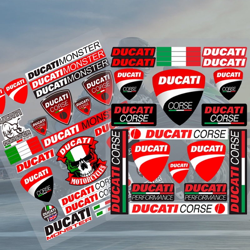 reflective sticker for bike motorcycle vinyl decals ducati sticker ...