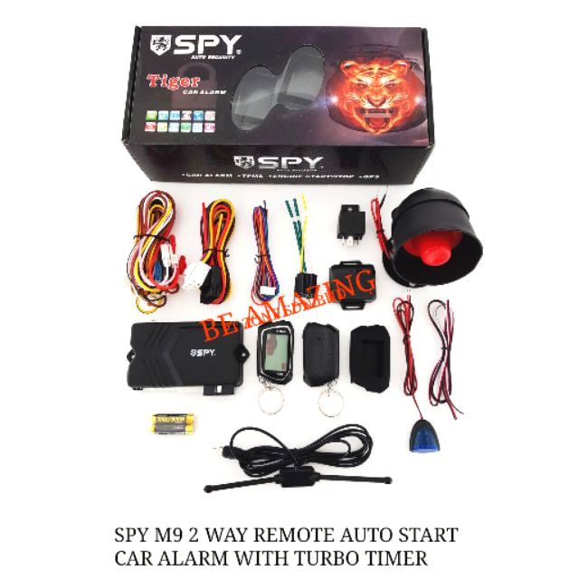SPY M9/H1 2WAY ALARM SYSTEM | Shopee Malaysia