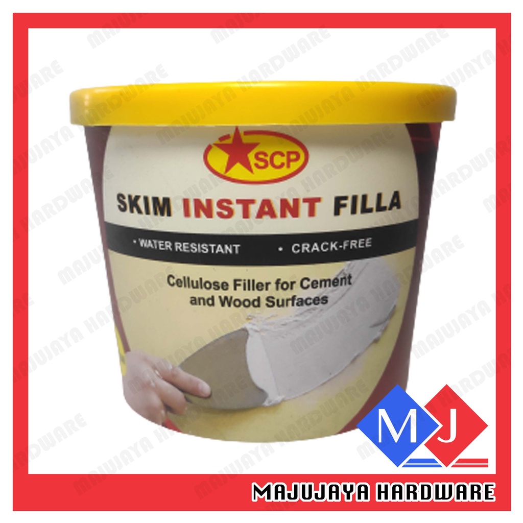 500g SCP Wall Putty Filler Skim Instant Filla for Interior & Exterior ...