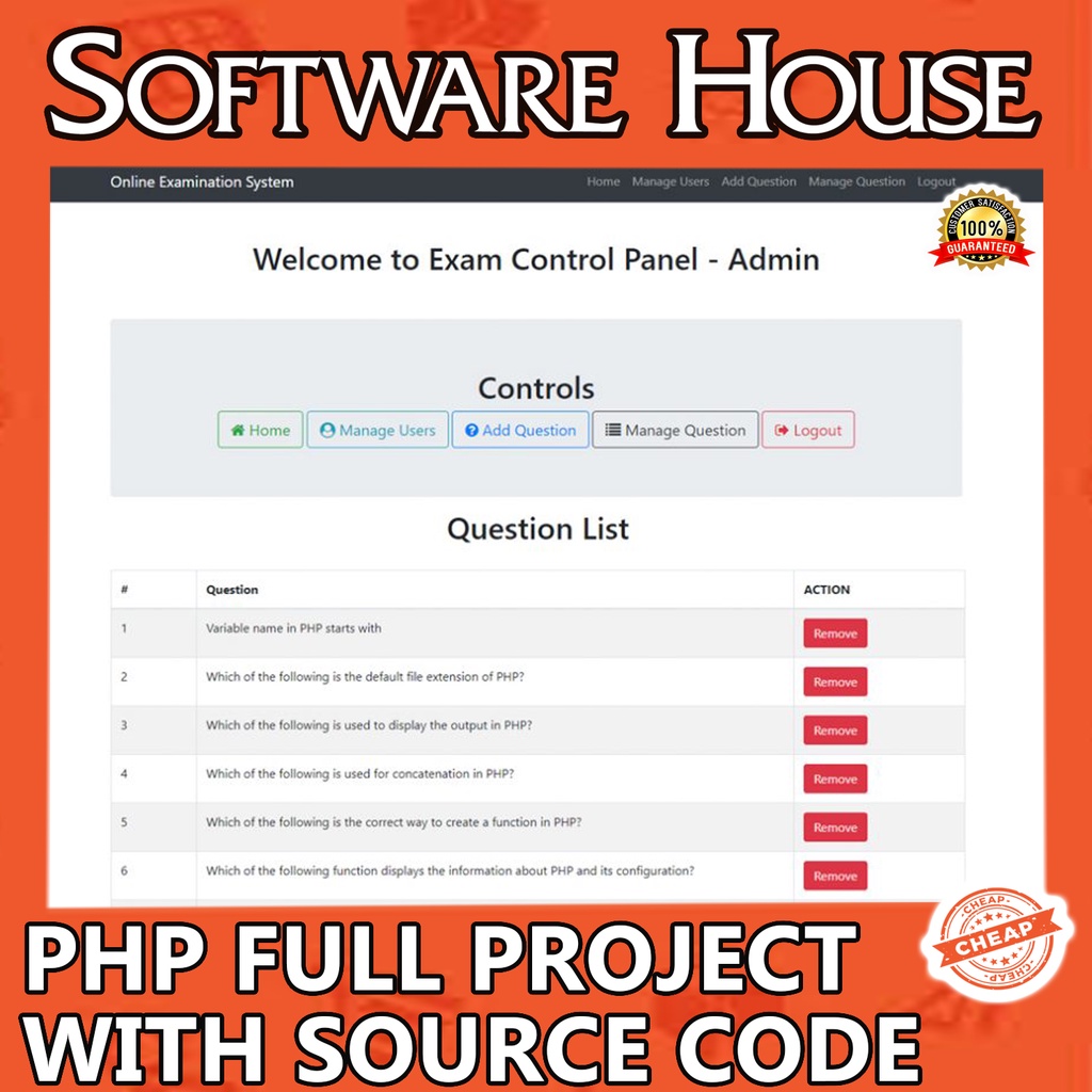 Online Examination System Full PHP Project with Source Code | Shopee Malaysia