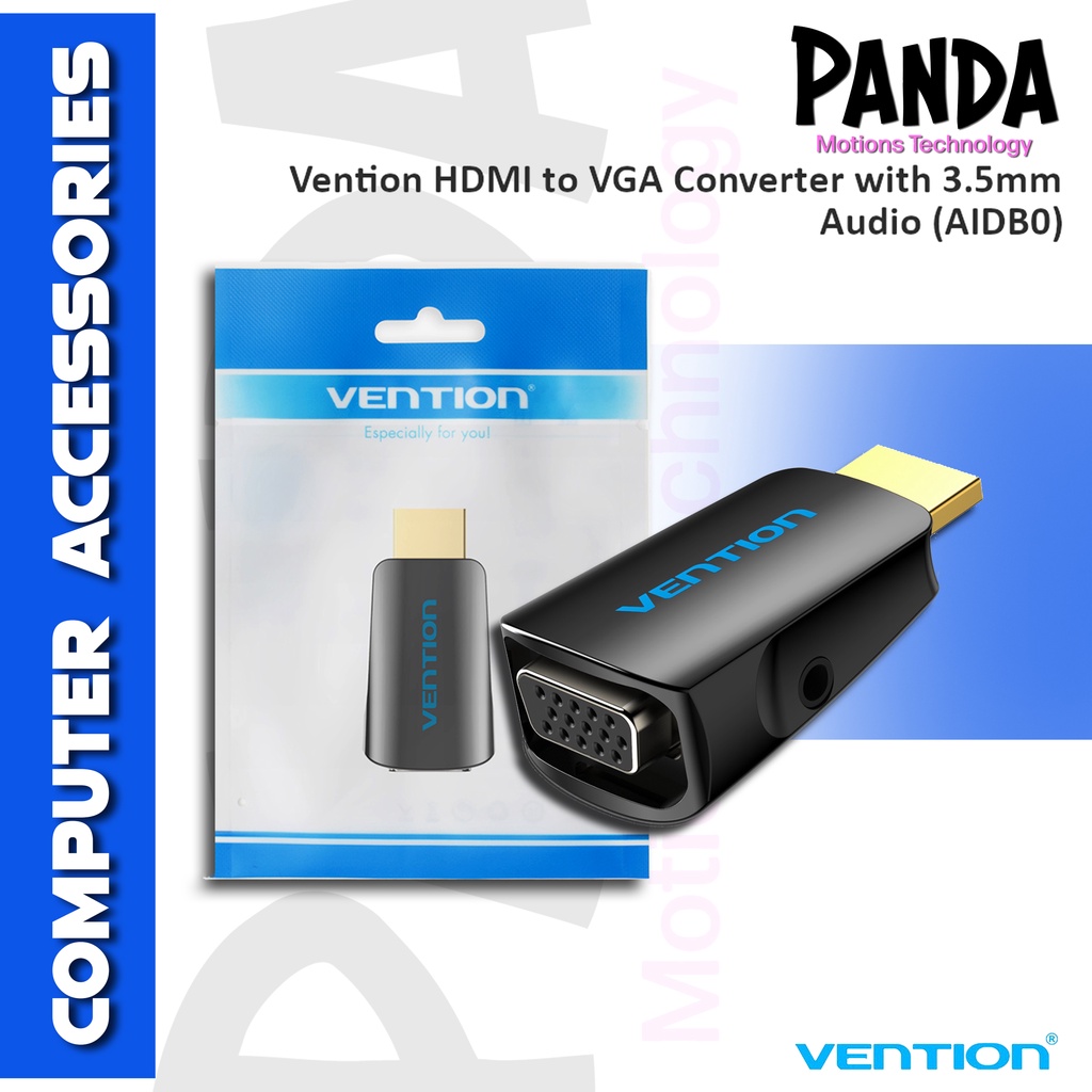Vention HDMI to VGA Converter with 3.5mm Audio (AIDB0) | Shopee Malaysia