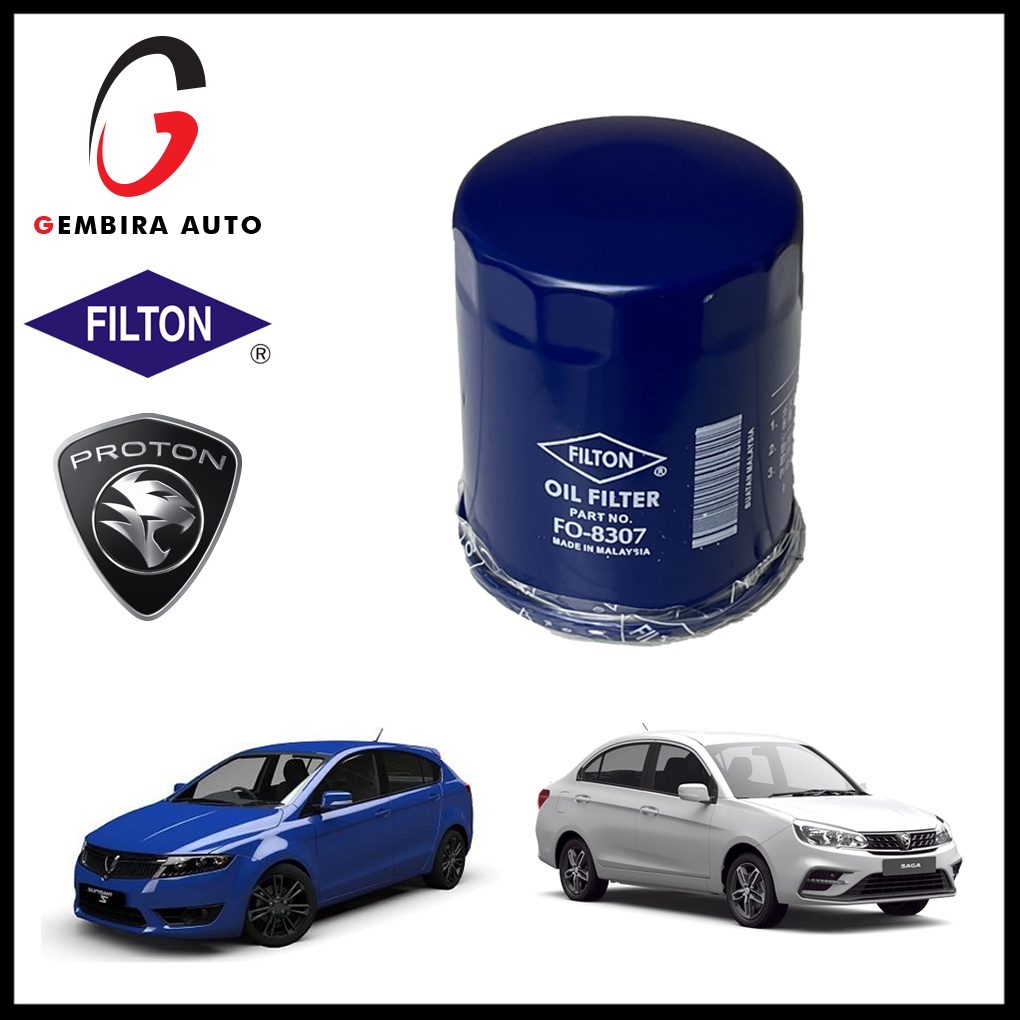 Filton Proton Oil Filter Wira / Waja / Persona / Perdana / Gen2 / Exora ...