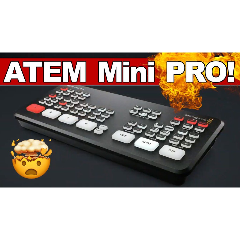 Blackmagic Design Atem mini Pro(ready stk)(1yr warrty by BMD MY) live ...