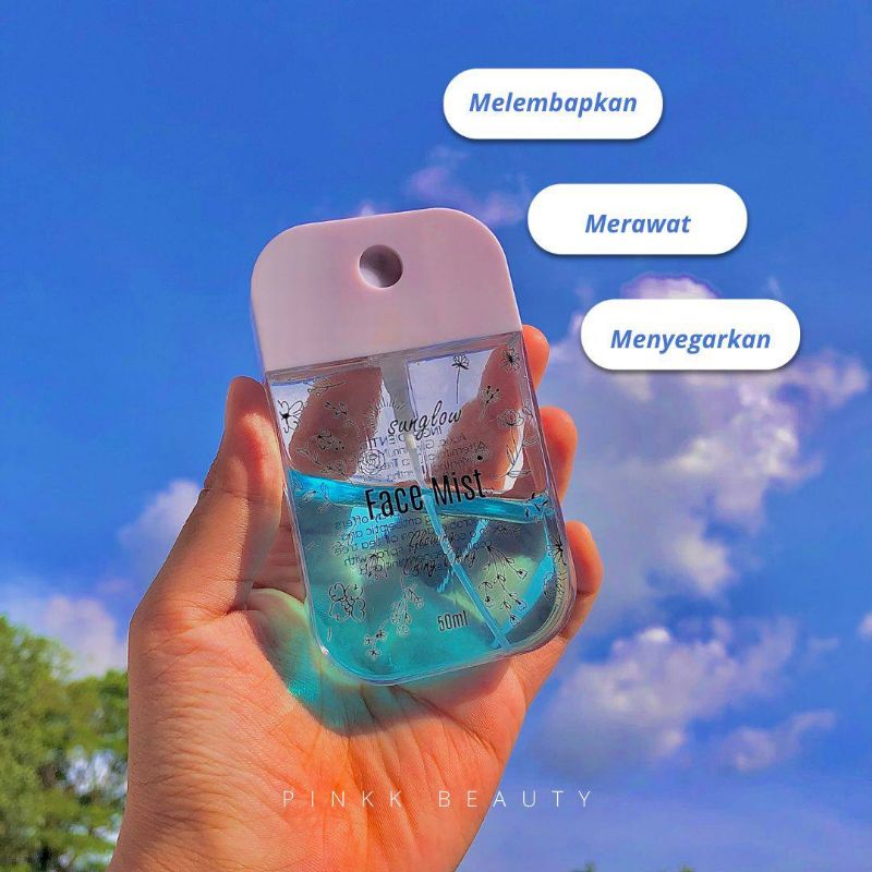 FACEMIST SUNGLOW ☀️ SPRAY SAKA BIRU (ANTI JERAWAT) 💙 ORIGINAL HQ 💙 HOT ...