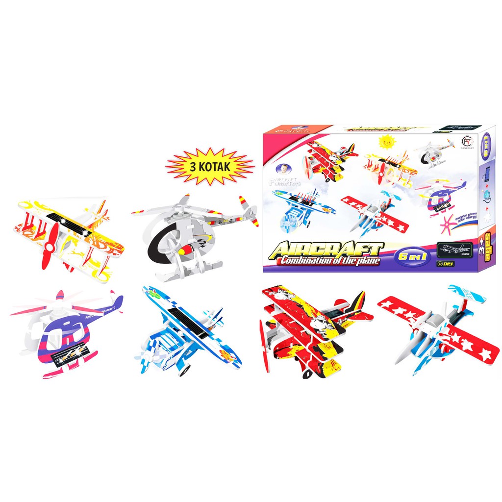 Pemasangan Projek RBT - Kit Model Solar Pesawat | Shopee Malaysia