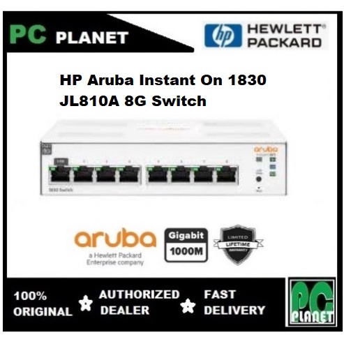 HPE Aruba Instant On JL810A 1830 8G Switch | Shopee Malaysia