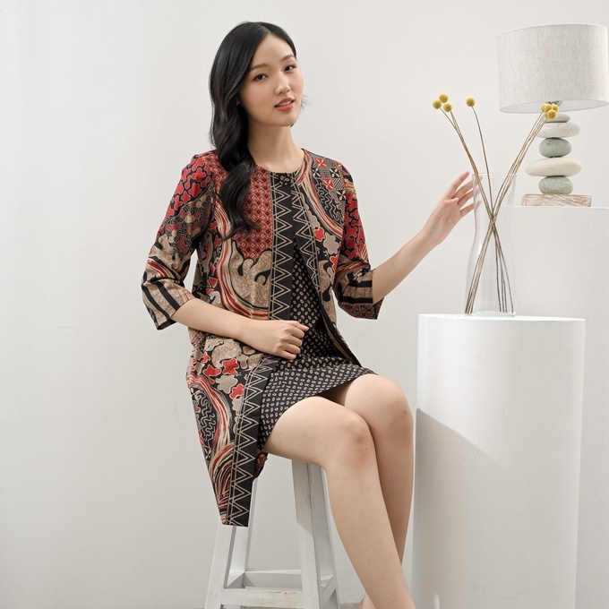 252 MTS Batik Dress / Modern Women's Batik / Uniform Batik / Jumbo ...