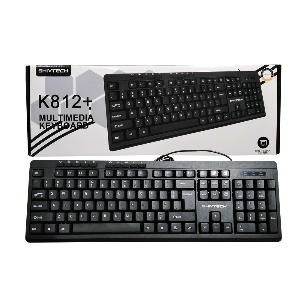 Shivtech Multimedia Keyboard K812+ | Shopee Malaysia