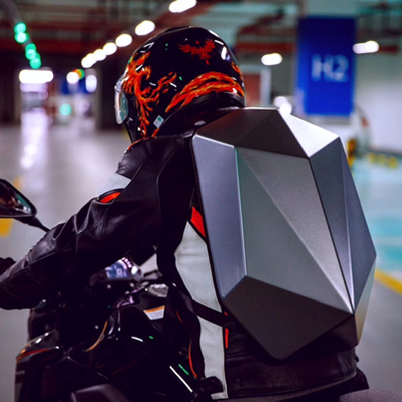 Fashion Design Motorcycle Backpack Riding Helmet Backpack Rider ...