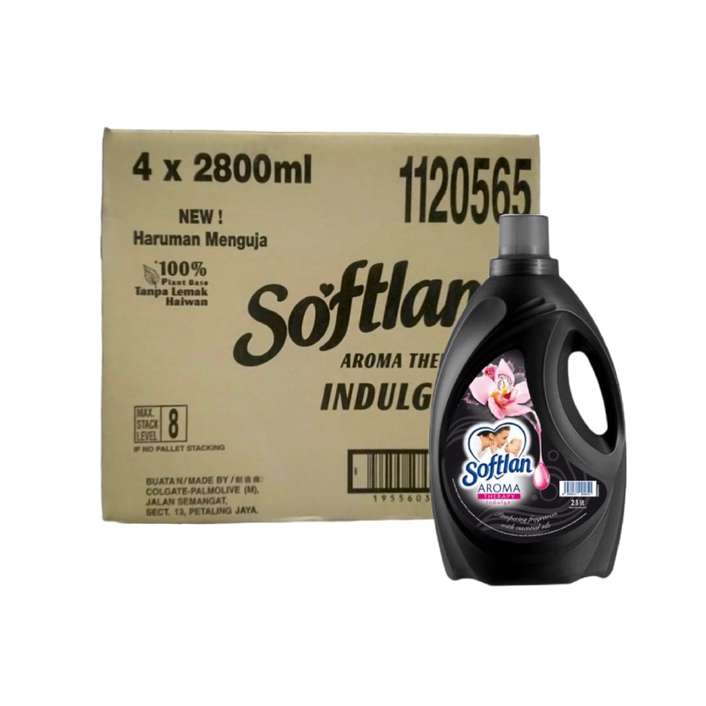 Softlan Aroma Therapy Fabric Softener Indulge 2.8Lx4btl(1ctn) | Shopee ...