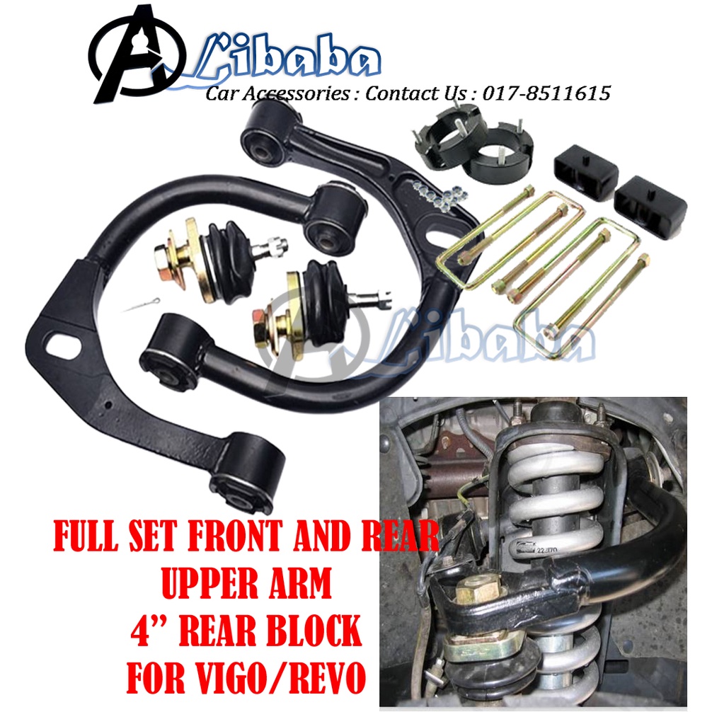 Upper Arm Suspension Lift Kit 4 Inch Up Rear Suits Kit For REVO VIGO ...