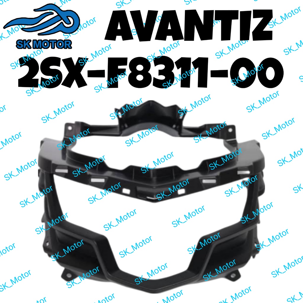 Yamaha EGO AVANTIZ Original Inner Cover Full Set Kaver Hitam Meter Tank ...