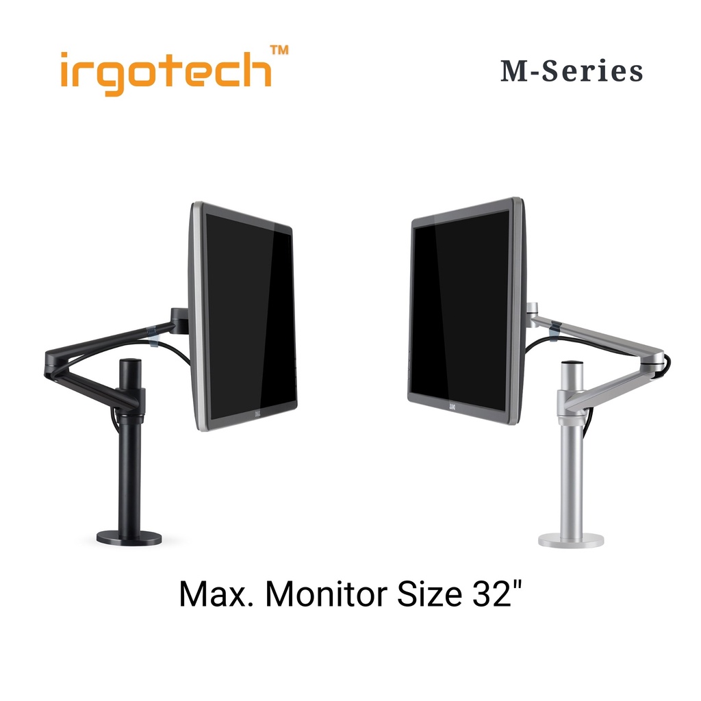 IRGOTECH Monitor Stand Arm 32 inch Computer Stand Desk Mount Monitor ...
