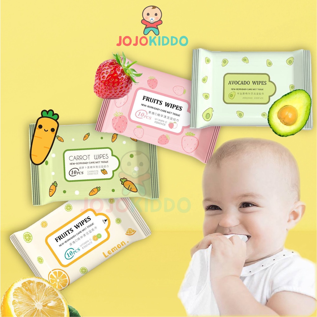 Wet Tissue10Pcs/pack Baby wipes Mini Pack Wet Tissue Doorgift Small Wet ...
