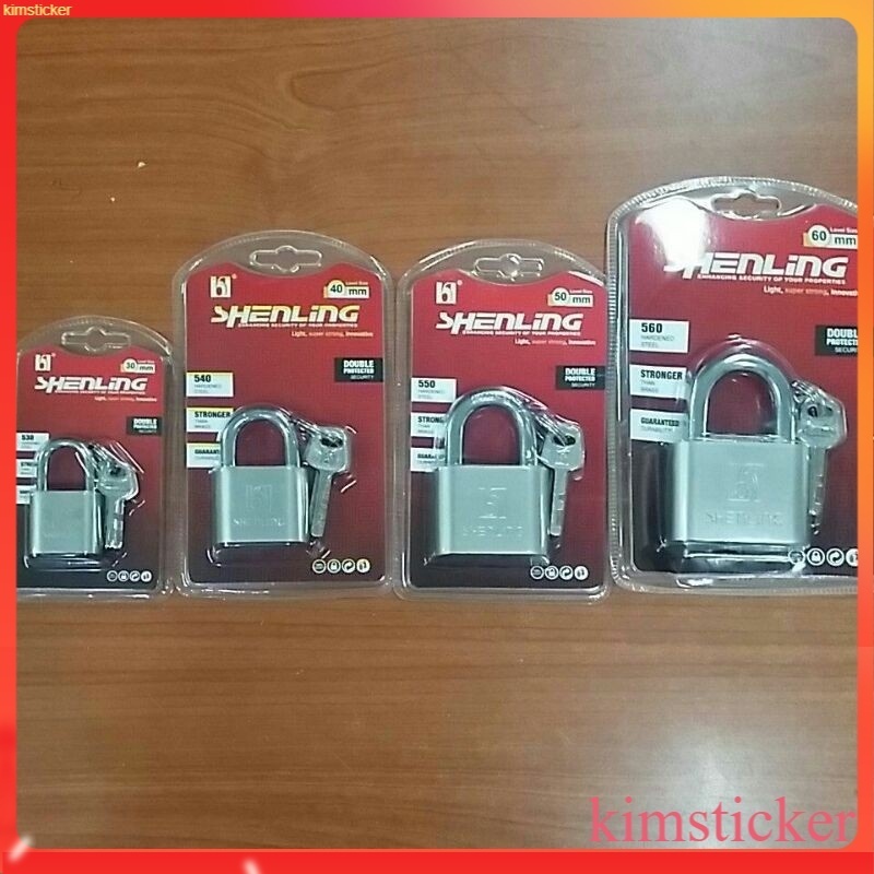 Stainless Steel Gainer Security Padlock / Silver Lock / Mangga Kunci ...
