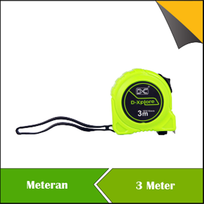 3m Measuring Meter Rubber Handle Measuring Tape D-XPLORE 3M Resistant B ...