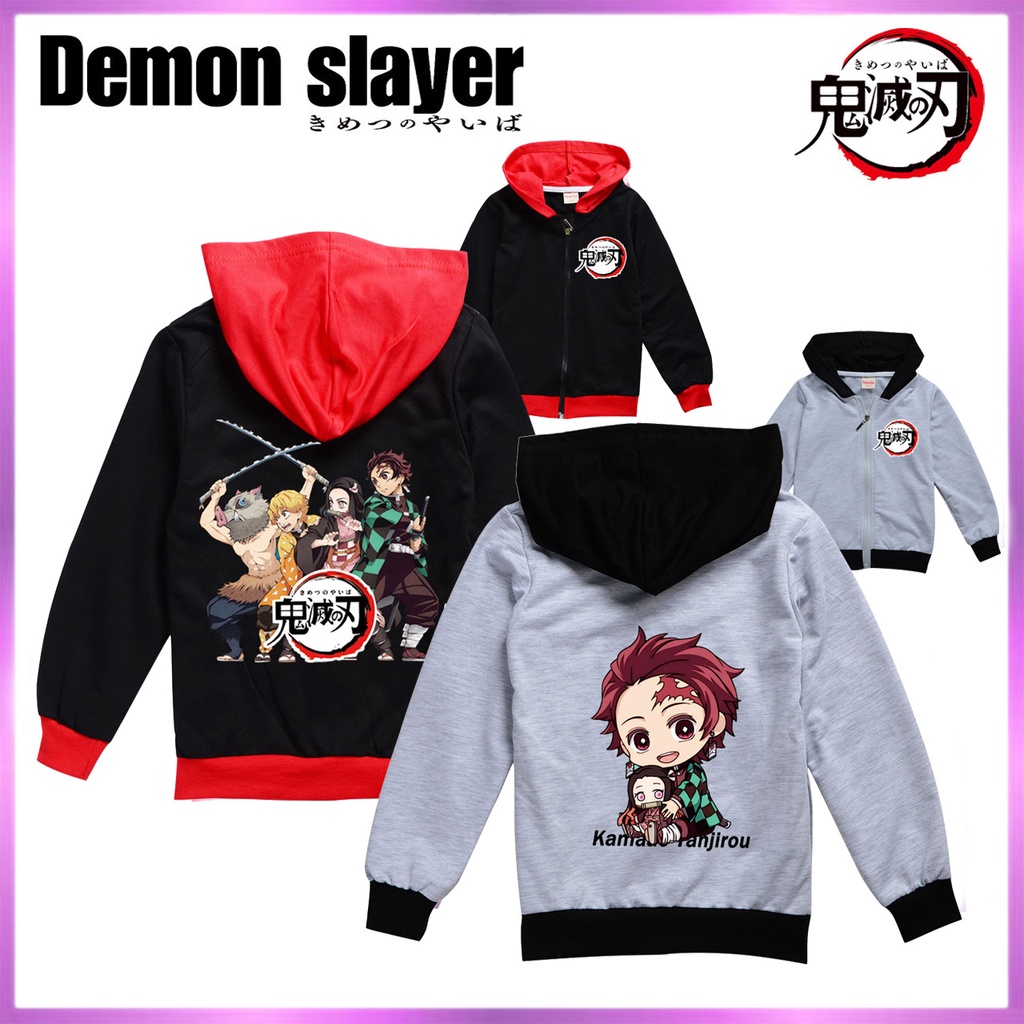 Demon Slayer Jacket Tanjiro Clothes Sun Protection Jacket Spring Autumn ...