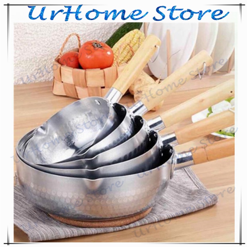 《EXTRA THICK》Japanese Yukihira Aluminium Snow Pan Milk Pot Sauce Pan ...