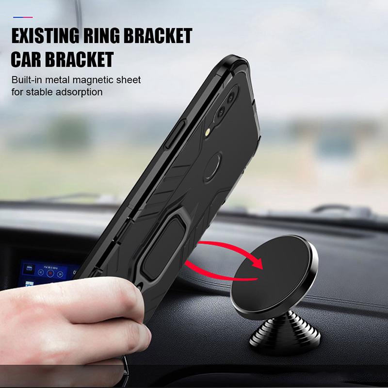 Casing Huawei Y9 Prime 2019 Phone Case Armor Ring Magnetic Car Hold ...