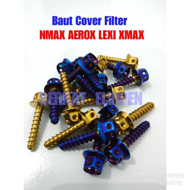 Probolt Bolts Cover Air Filter Nmax Old New 2020 Aerox Lexi and Xmax ...