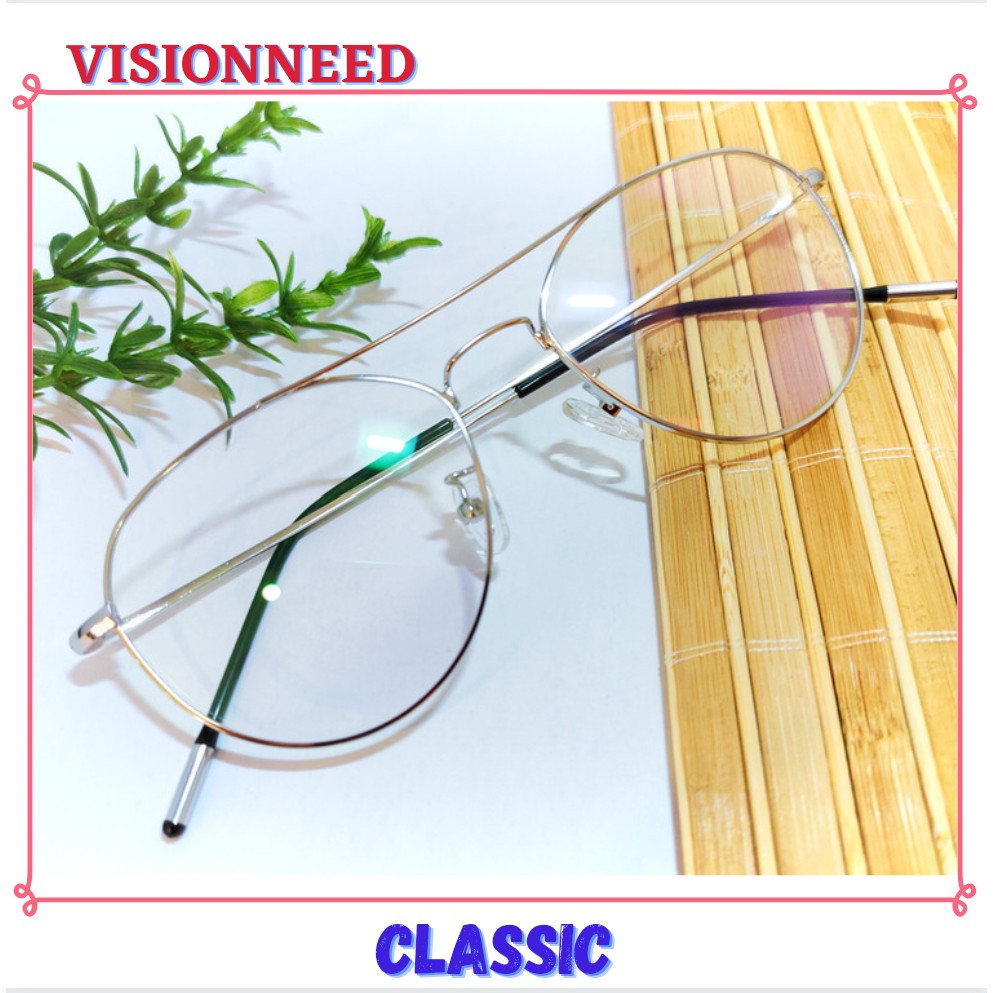 Aviator Metal Glasses Frame Spectacles Eyewear Classic Design 001 ...
