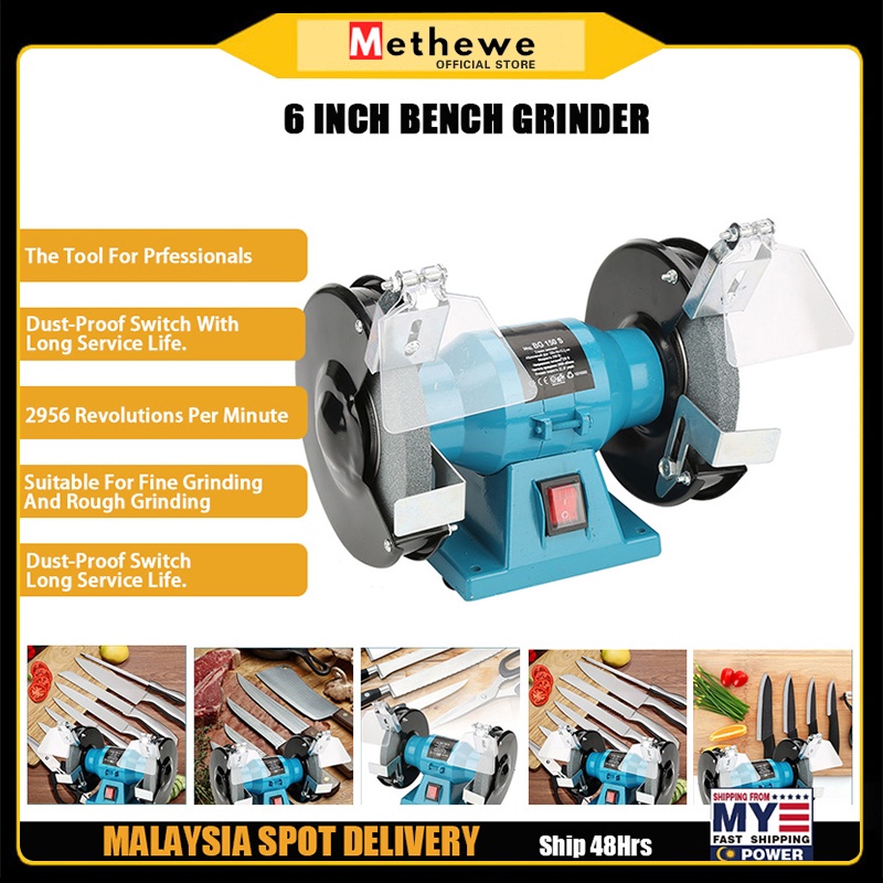 METHEWE Bench Grinder 6" Multifunctional Bench Grinder Polishing ...