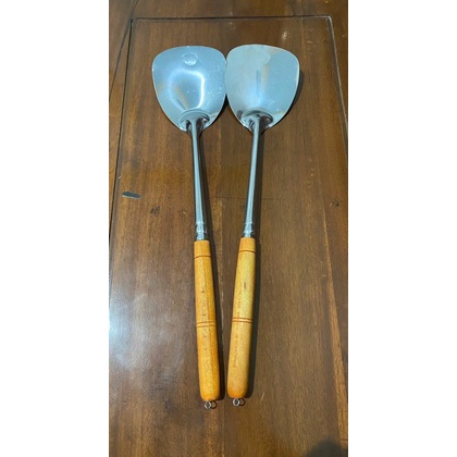 KAYU Wooden Handle JUMBO SPATULA/Wooden Handle JUMBO SPATULA/STAINLESS ...