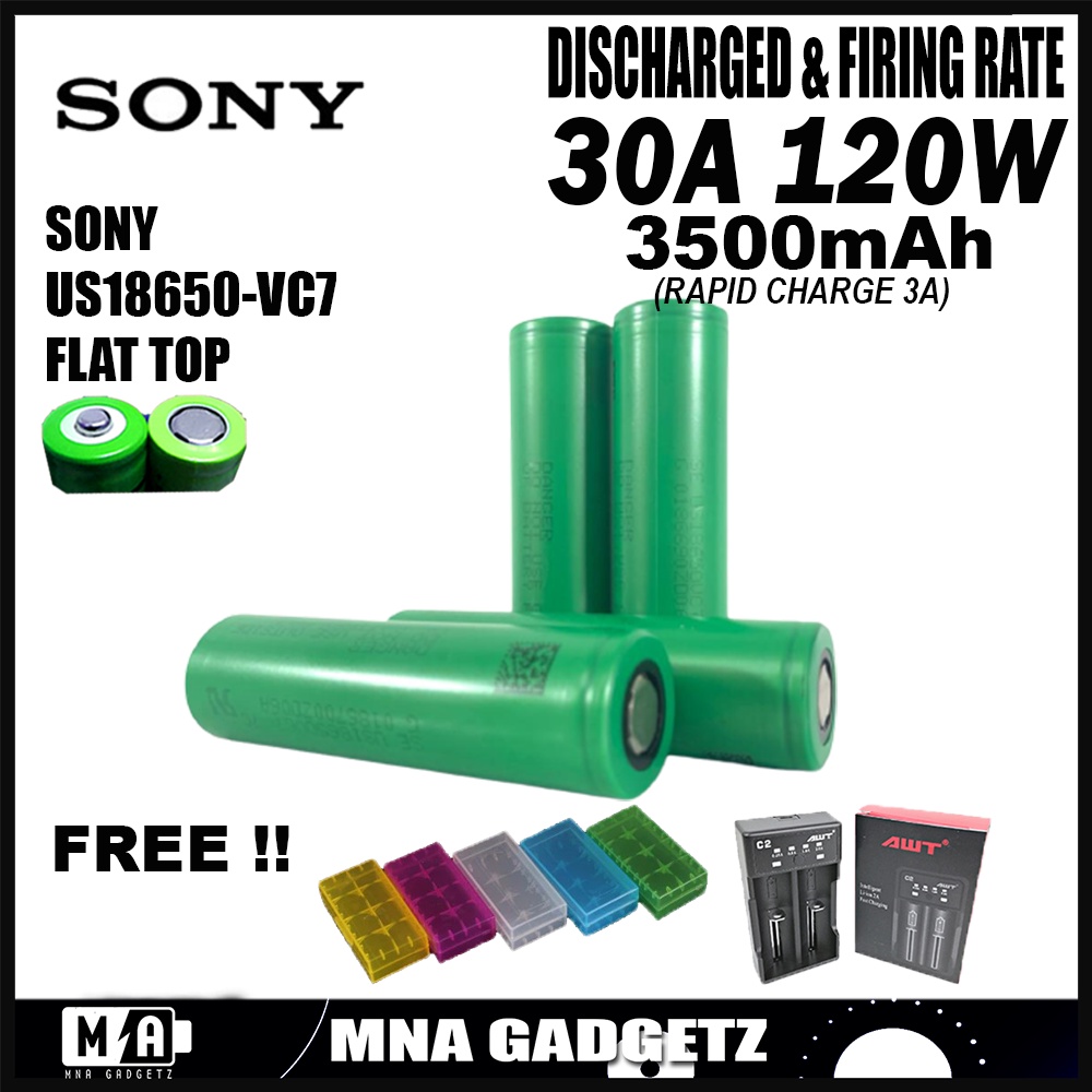 BATTERY LITHIUM SONY-VC7 3500mAh 30A (FT) ORIGINAL ORIGINAL JAPAN Flat ...
