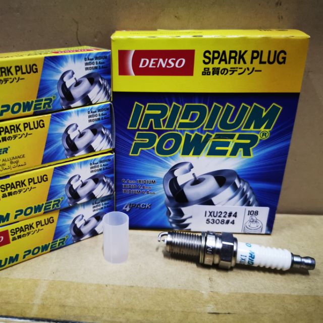 Iridium Denso spark plug IXU22 Myvi 1.3 1.5 Alza 1.5 Avanza 1.5 Rush 1. ...