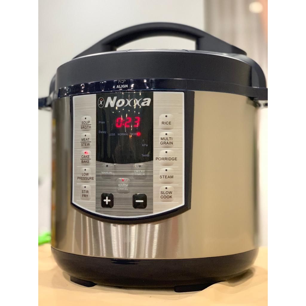 NOXXA PERIUK TEKANAN MULTIFUNGSI ELEKTRIK (PRESSURE COOKER) | Shopee ...