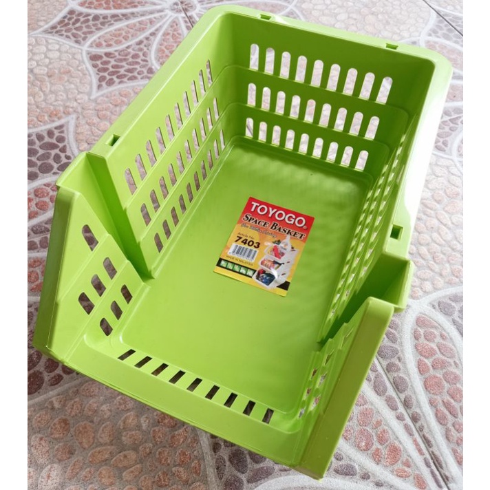 [Saiz S & M] Stackable kitchen rack/ rak plastik bertingkat dapur ...