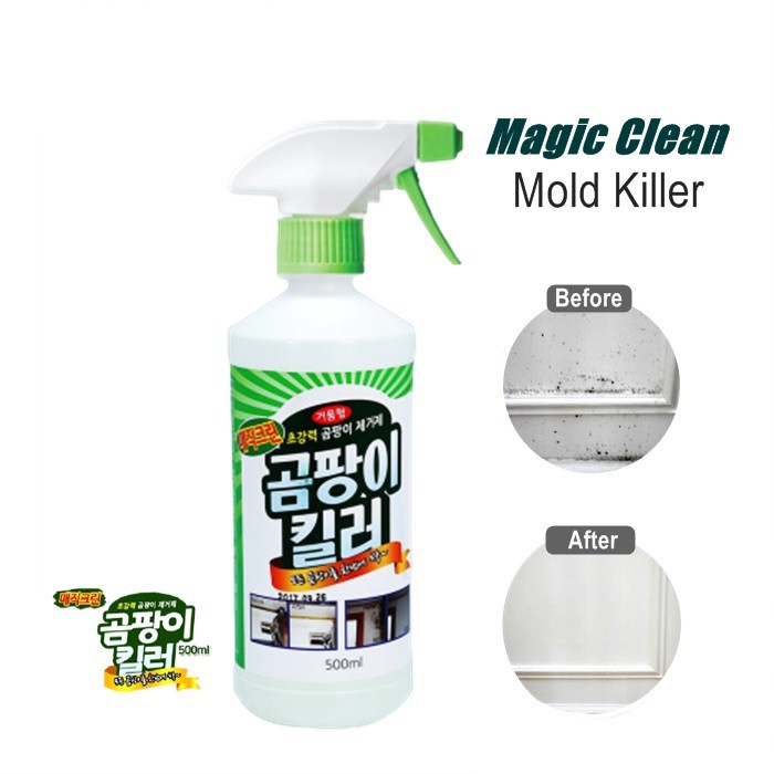 Korean Cleaning Magic Clean Mold Killer Foam 500ml | Shopee Malaysia