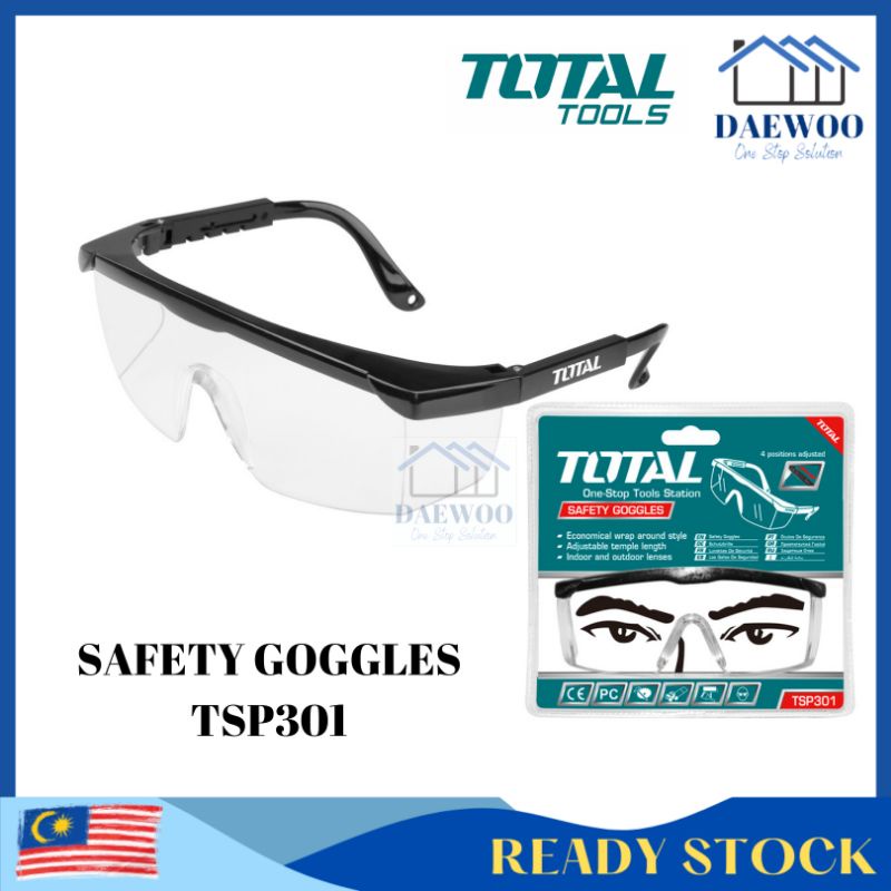 TOTAL Safety Goggles - TSP301 | Shopee Malaysia