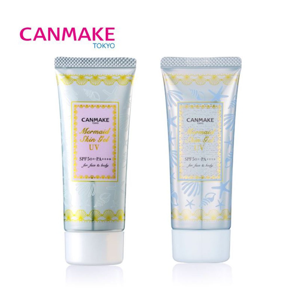 Canmake Tokyo Mermaid Skin Gel UV SPF50+ 40g Broad Spectrum Face Primer ...