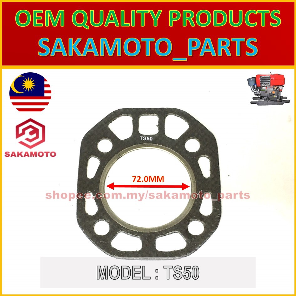 Yanmar TS50 NS40 Engine Head gasket | Shopee Malaysia