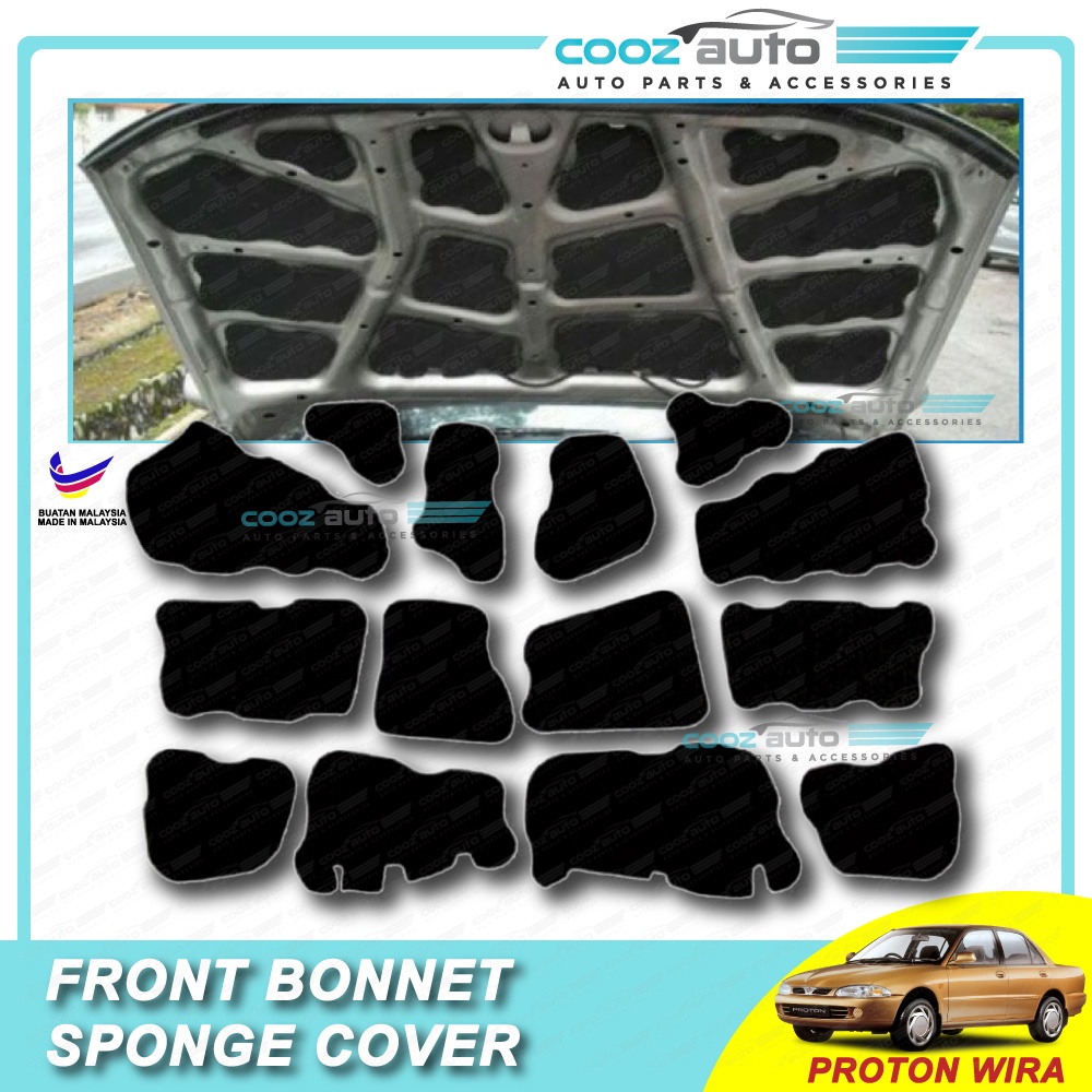 Proton Wira 1993 - 2009 Front Car Bonnet Sponge Sound Proof Bonnet ...