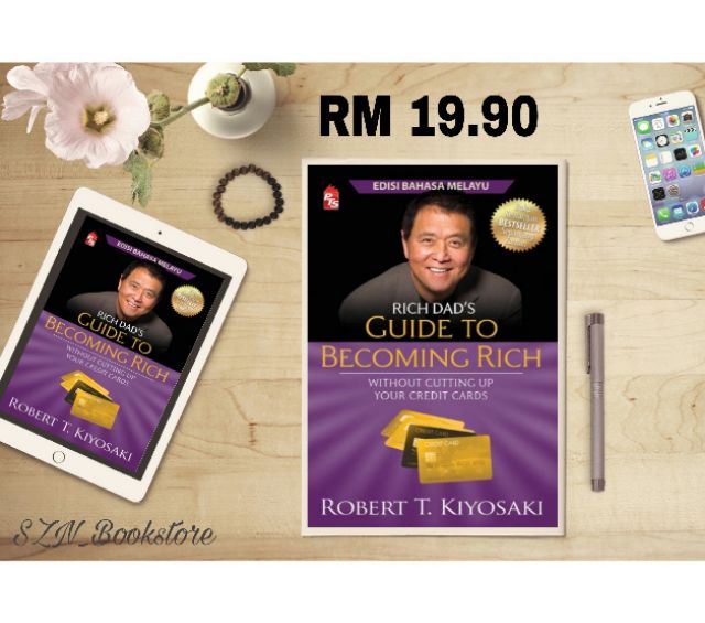 Rich Dads Guide To Becoming Rich Edisi Bahasa Melayu Shopee Malaysia