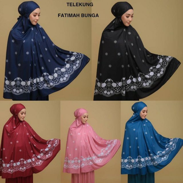 Telekung Fatimah Bunga MURAH | Shopee Malaysia