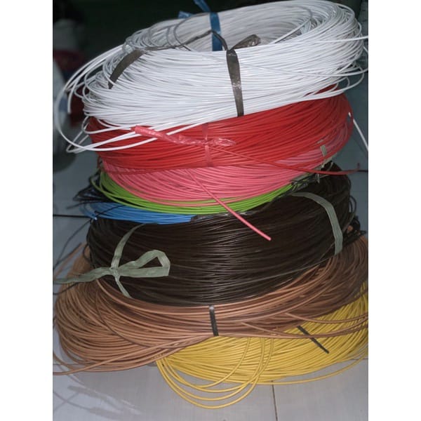 2mm diameter round synthetic rattan / small round plastic rattan per ...