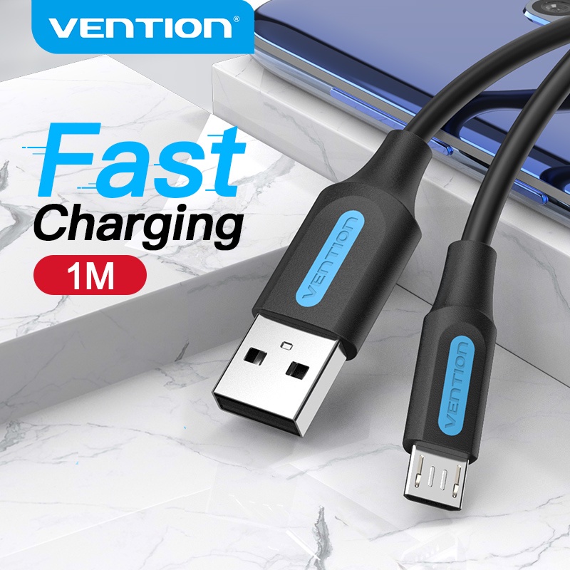 Vention Micro USB Cable Fast Charging 2A Microusb Cord For Android ...