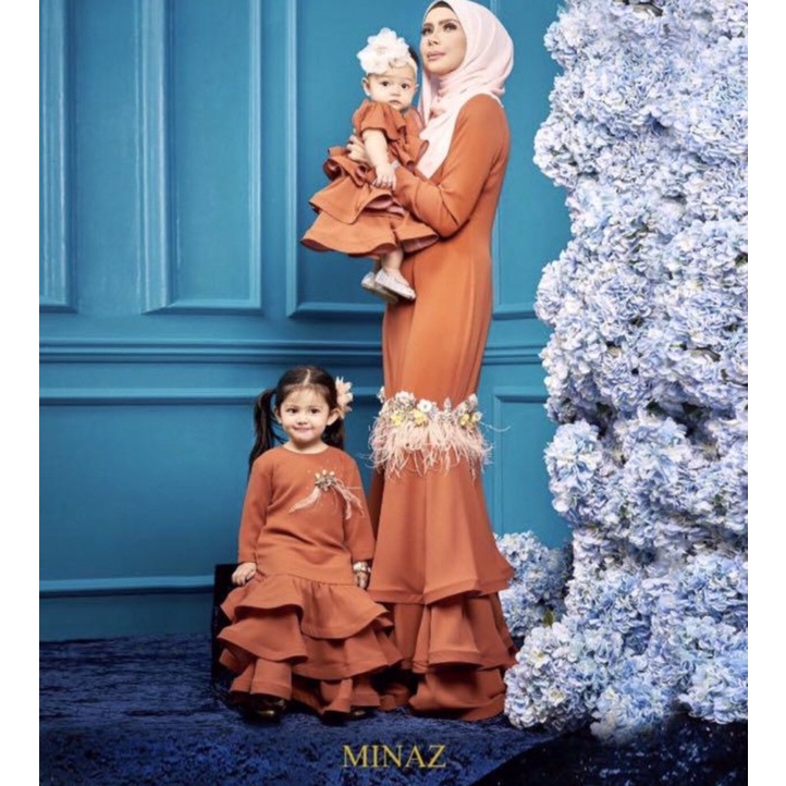 minaz dalyla kids size xs (Blue) | Shopee Malaysia