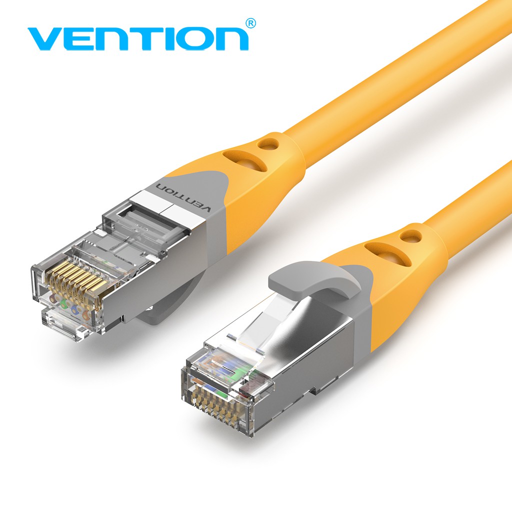 Vention Cat6a Ethernet Cable Doubled Shielded Lan Cable High Speed 10Gbps Network Patch Cord for ...