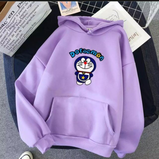 💖iS💖[6 colours] Ready Stock Women Korean Plus Size Doraemon Hoodie ...