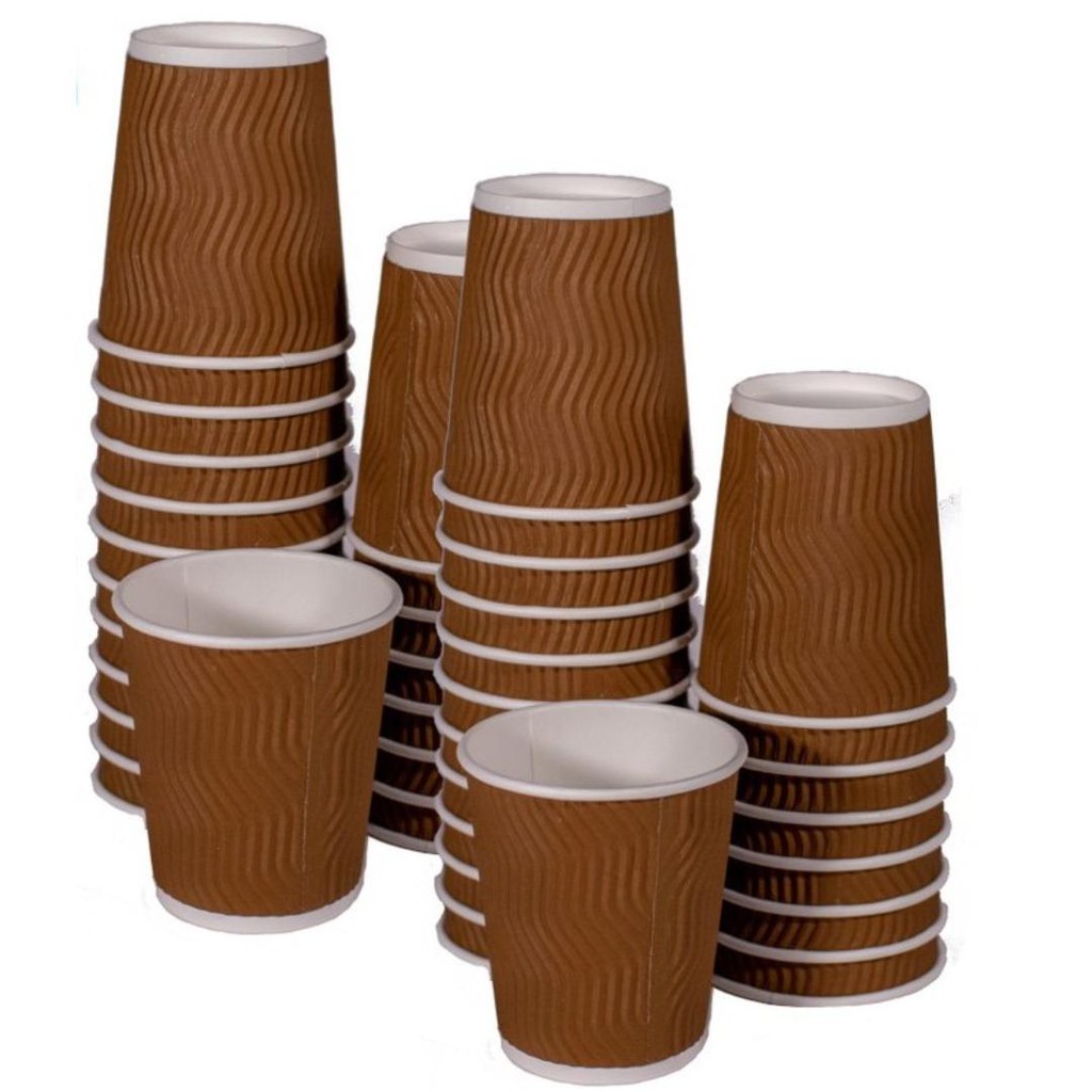 [CARTON] Coffee/ Ripple Paper Cup 8oz/12oz/16oz | Shopee Malaysia