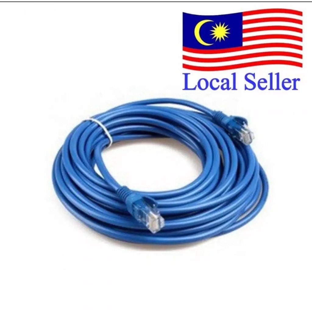 CAT6 UTP Network LAN Cable | 2/ 3/ 5/ 10/ 15/ 20 meters | Shopee Malaysia