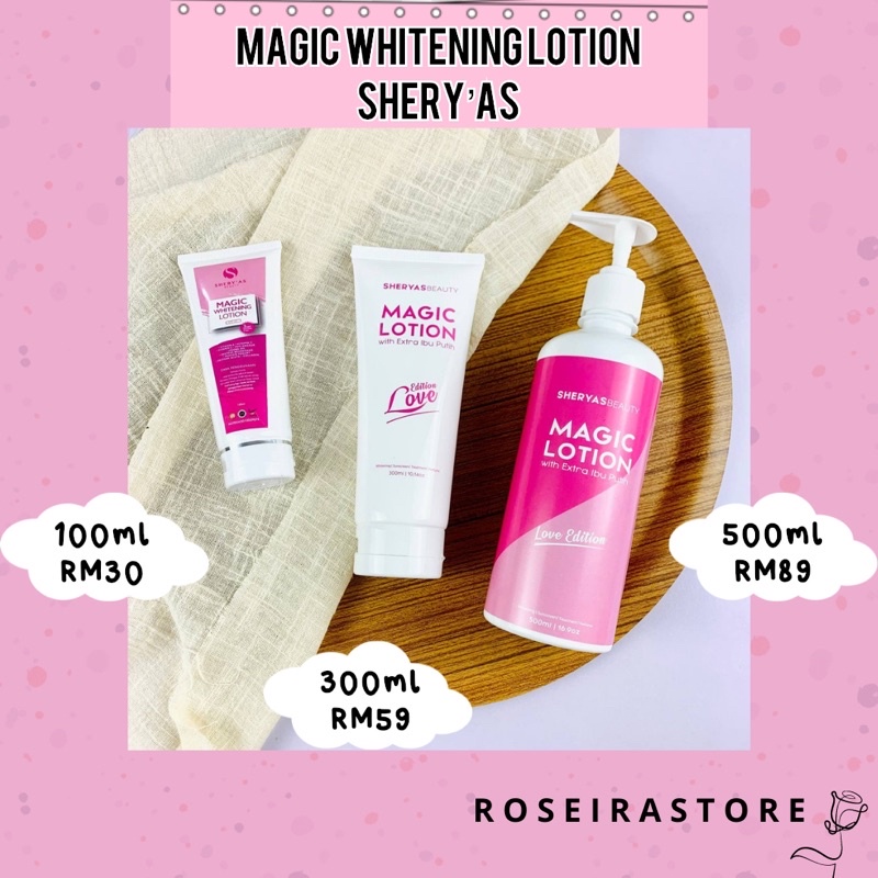 SHERY’AS BEAUTY MAGIC WHITENING LOTION | Shopee Malaysia