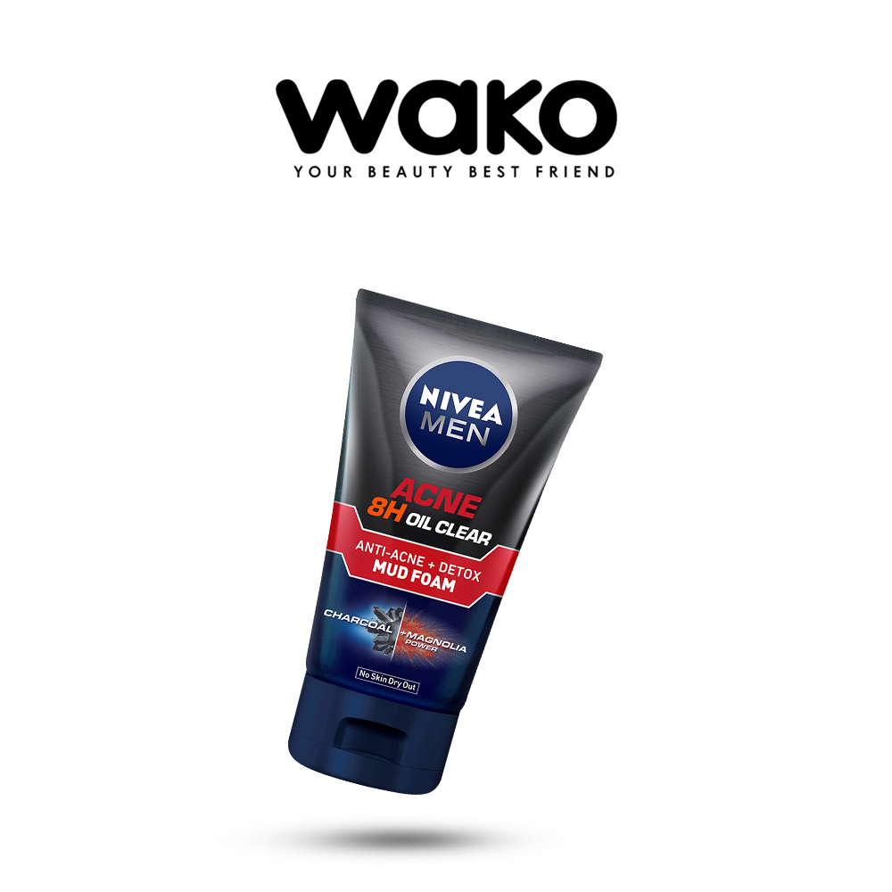 Nivea Men Cleanser Anti Acne Mud Foam (100g) [Wako Beauty] | Shopee ...