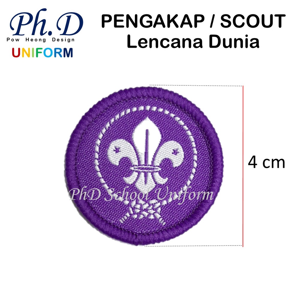 PhD Scout Pengakap Acc Set Lengkap Lencana Bahu Malaysia Dunia Keahilan ...